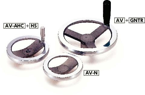 AV_Aluminum Offset Handwheel|NBK | The Motion Control Components