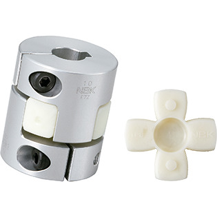 Flexible Couplings Set Screw and Key Type Aluminum A2017 32 mm and 32 ...