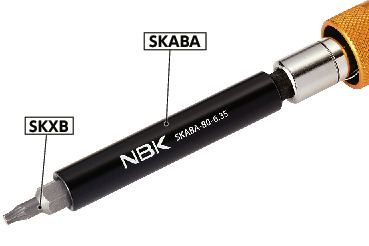 SKABA-80-6.35_Bit Adapter|NBK | The Motion Control Components