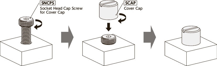 SCAP-3-AL_Cover Caps|NBK | The Motion Control Components