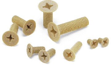 SPS-M5-F_Plastic Screws - Cross Recessed Flat Head Machine Screws - PPS ...