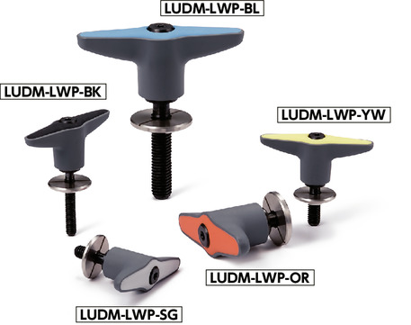 LUDM-LWP_Plastic Clamp Levers with Flat Washers for Slotted Holes|NBK ...