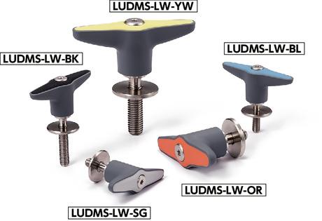 LUDMS-LW_Plastic Clamp Levers - Plain Washer Integrated Type|NBK | The ...