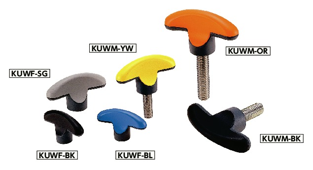KUWM-32-M4_Plastic Wing Knob|NBK | The Motion Control Components