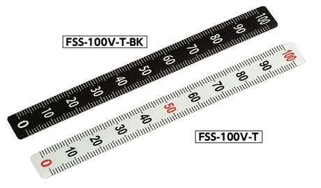 FSS-100V-B_Scale Stickers (Vertical Type)|NBK | The Motion Control ...