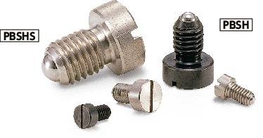PBSH-8｜ミニボールプランジャ - ボルトタイプ M(並目)ねじの呼び M8｜NBK【鍋屋バイテック会社】